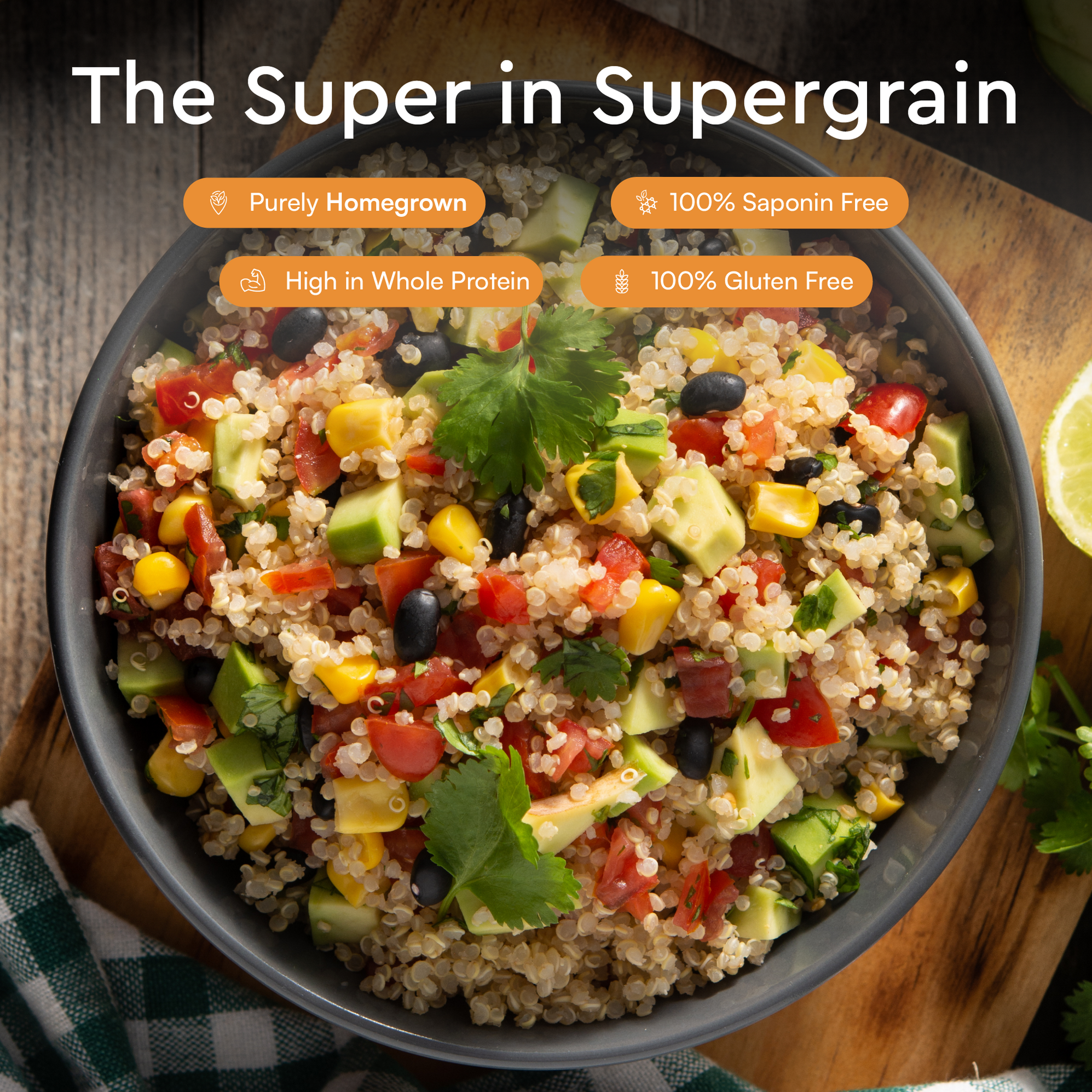 Buy Organic Premium White Quinoa, 500g Online | Nourish You