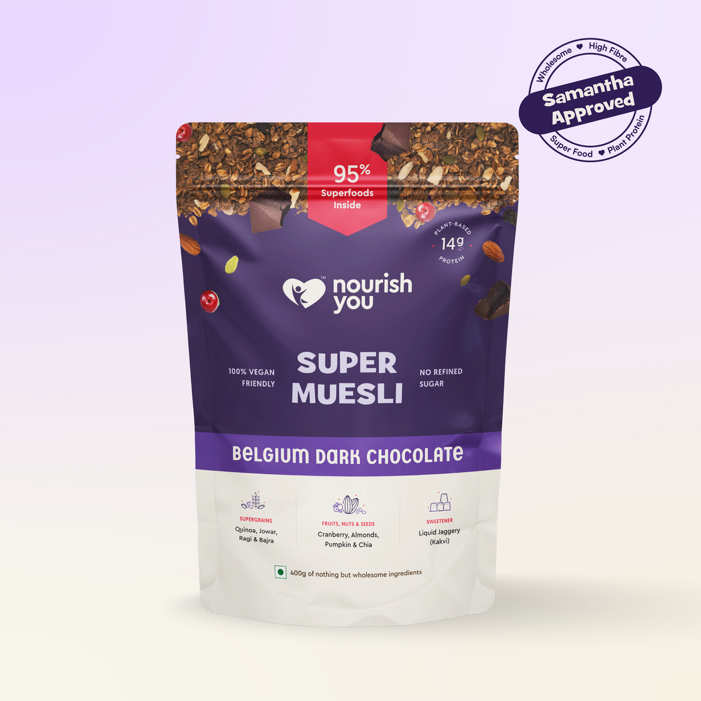 Super muesli - Belgium dark chocolate | 400g — Nourish You